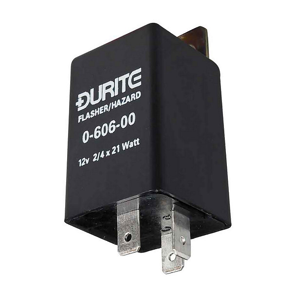 0-606-00 | Durite 12V Hazard Flasher Relay - 2-4 x 21+5W