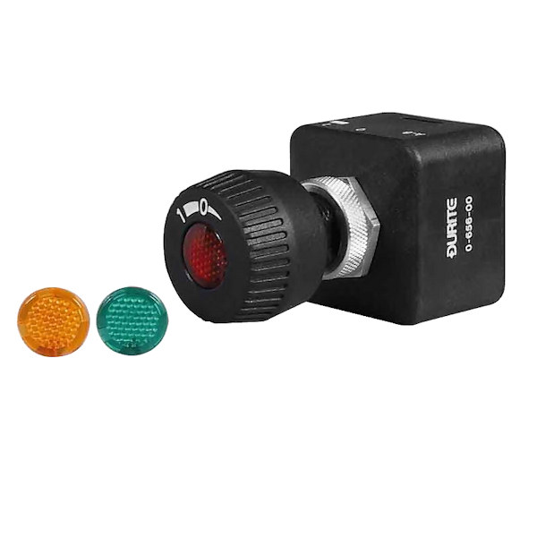 0-656-00 | Durite 12V 15A On-Off Illuminated Rotary Switch