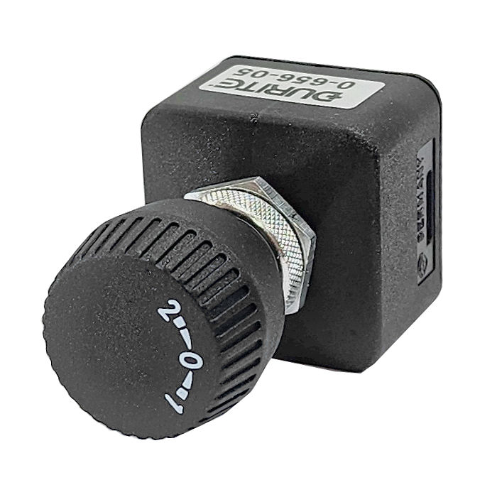 0-656-05 | Durite 12V 15A Momentary Changeover Rotary Switch