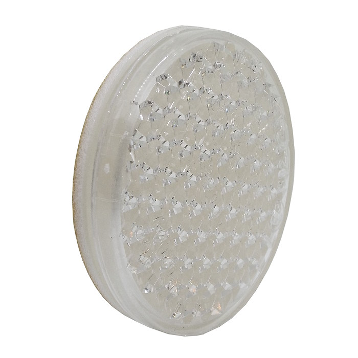 0-665-70 | 10 Round Clear Self-Adhesive Reflex Reflectors