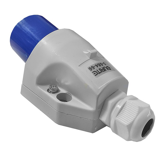 0-684-66 | Durite 230V 16A Blue Outdoor Surface Mounted Plug