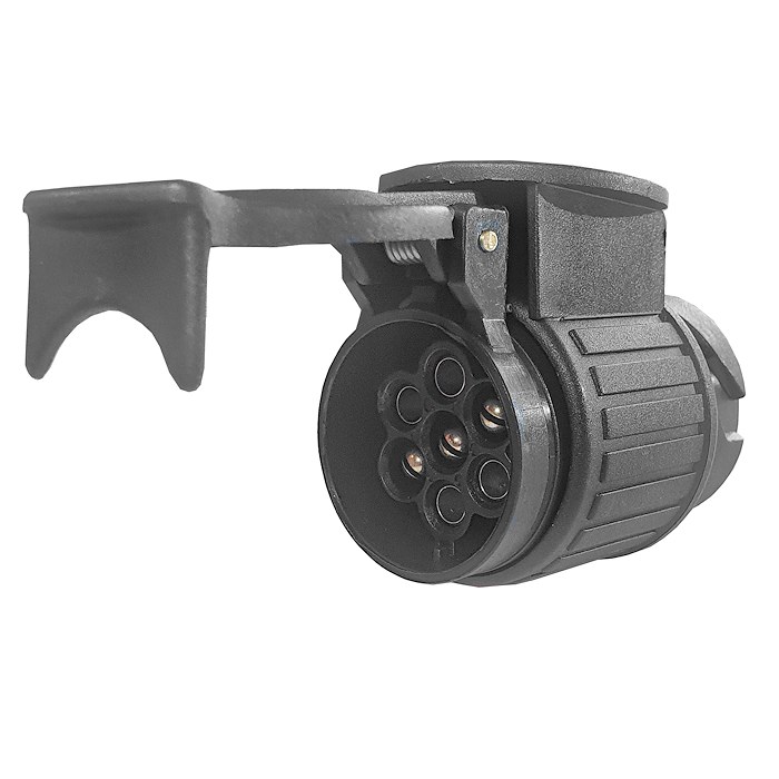 0-695-66 | Durite 7-Pin 12N to 13-Pin Caravan Plug Adaptor