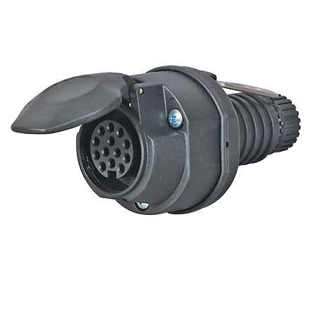 0-695-90 | Durite 12VDC 13-Pin Caravan and Trailer Socket