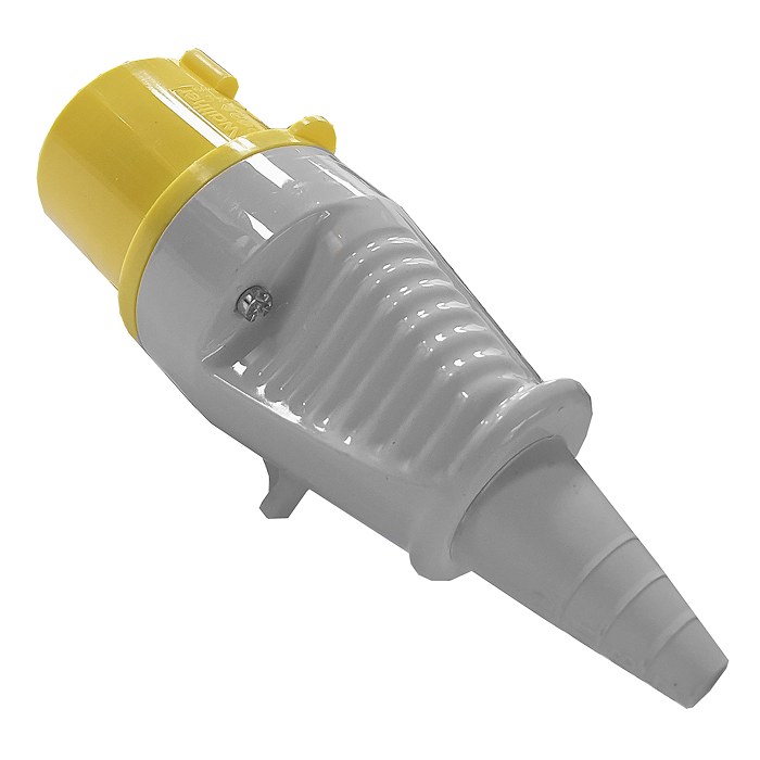 0-698-16 | Durite 110VAC 16A Yellow Site Transformer Plug