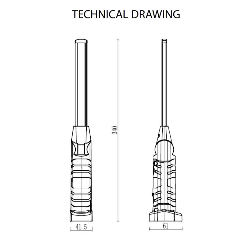 0-699-72 | Durite 5W Rechargeable Foldable Inspection Light