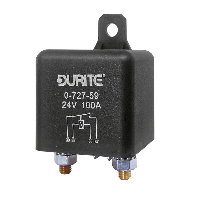 0-727-59 | Durite 24V 100A Make and Break Heavy-Duty Relay