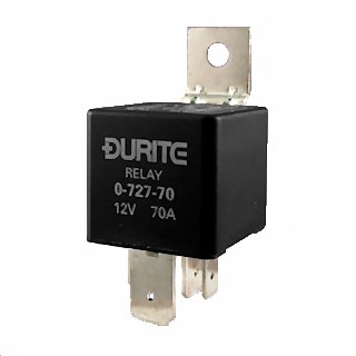 0-727-70 | Durite 12V 70A Heavy-Duty Make and Break Relay