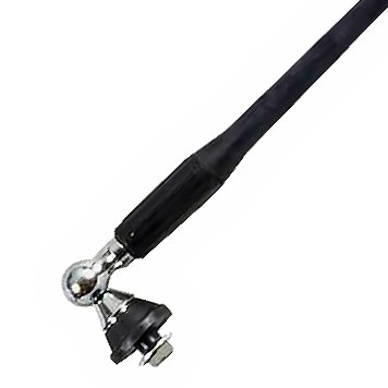 0-735-00 | Durite 400mm Single Section Black Rubber Aerial