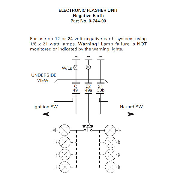 0-744-00 | Durite 12V-24V Pulse Generator - Negative Earth