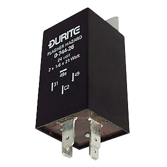 0-744-26 | Durite 24VDC 2+1/6 x 21W Hazard Flasher Unit