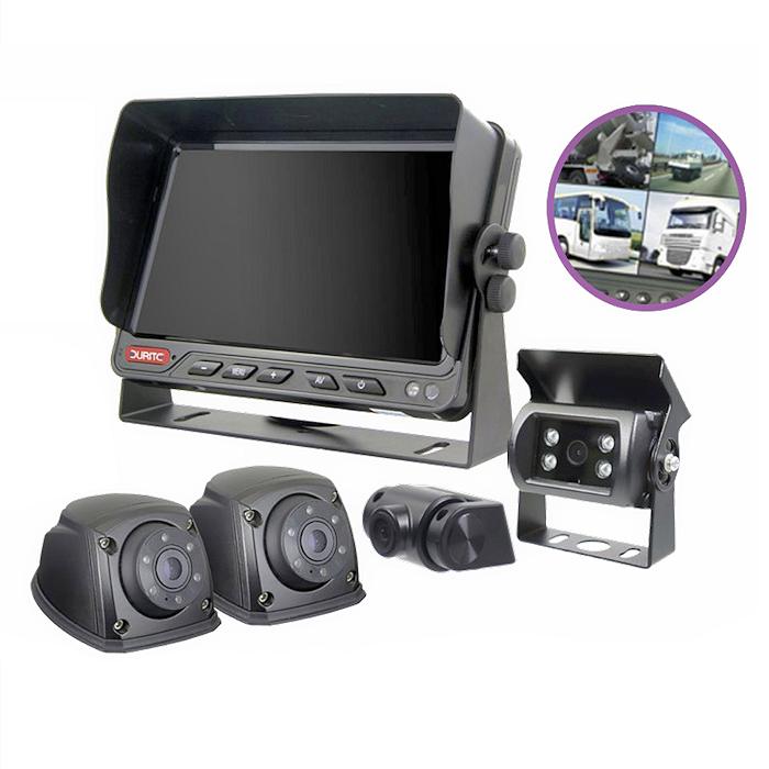 0-775-66A | Durite 12V-24V 7 Inch QUAD AHD CCTV Camera Kit