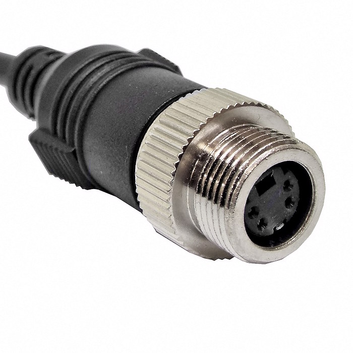 0-776-91 Female S-Video Screw to Male 4 Pin Screw Connector