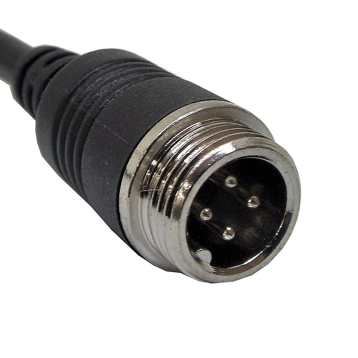 0-776-91 Female S-Video Screw to Male 4 Pin Screw Connector