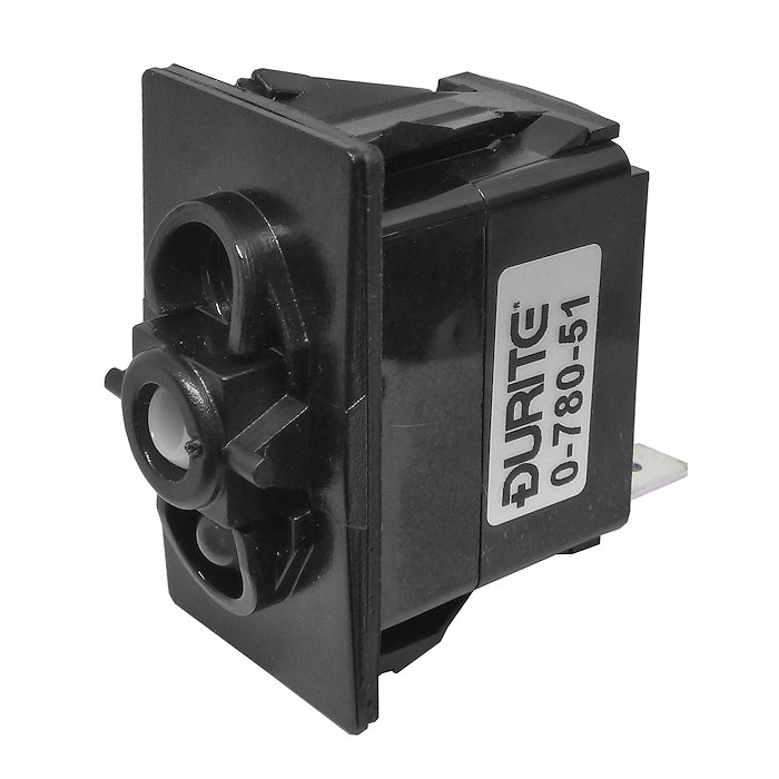 0-780-51 | Durite Off-On SP LED Rocker Switch Body - 1 Lit
