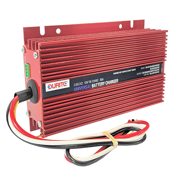 0-852-62 | Durite 12V to 12V Universal Split Charger 30A