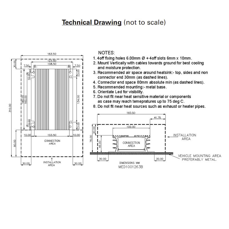 0-852-62 | Durite 12V to 12V Universal Split Charger 30A