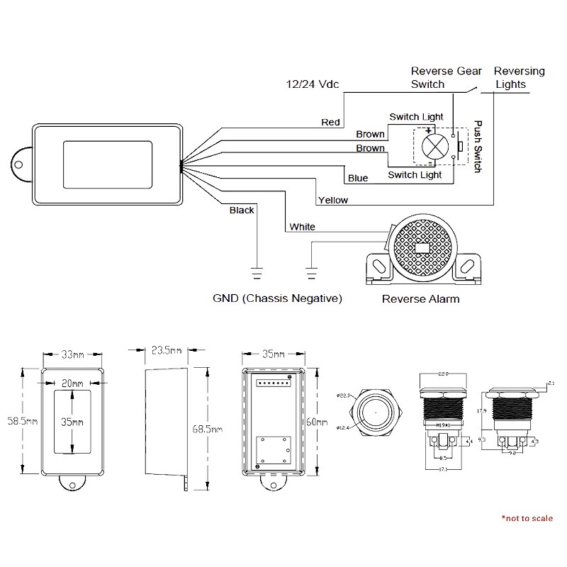 0-876-81 | Durite 12V-24V Cut-Off Relay Module With Switch