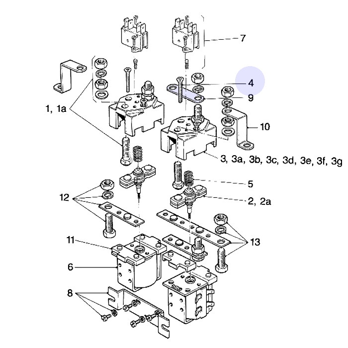 2070-28 | Albright Top Straight Copper Link Bar