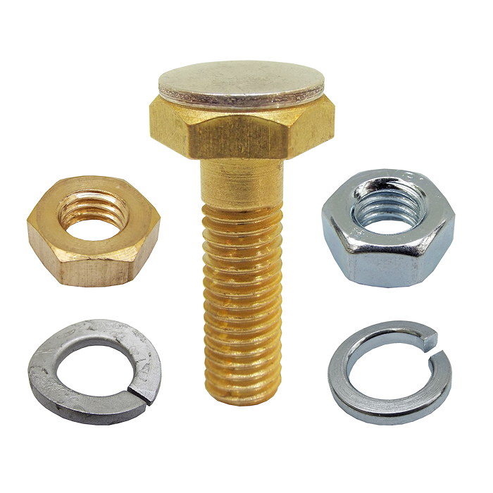 2180-26 Albright borchia a contatto fisso singola - punta grande