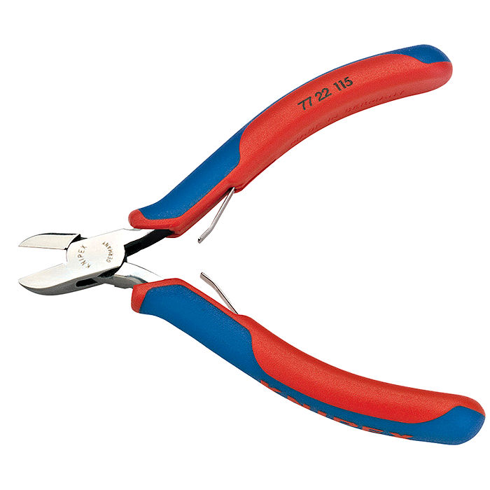 27723 | Knipex 77 22 115 Full Flush Electronics Diagonal Cutters 115mm