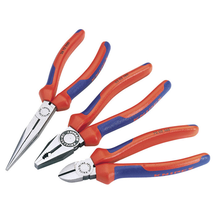 33778 Knipex 00 20 11 Pliers Assembly Pack 3 Piece