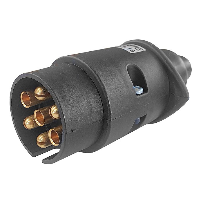 0-693-16 | Durite 7-Pin 12N Thermoplastic Caravan Plug