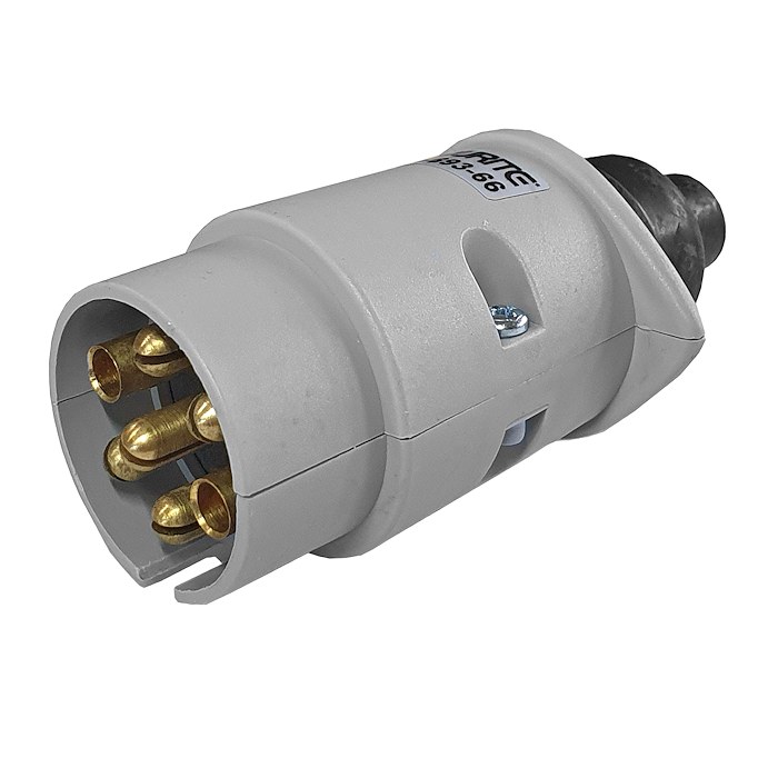 0-693-66 | Durite 12Vdc 7-Pin 12S Grey Plastic Caravan Plug