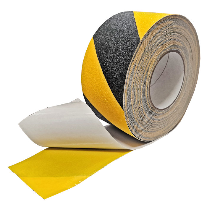 75mm Black-Yellow Anti-Slip Self-Adhesive Tape | HC010028