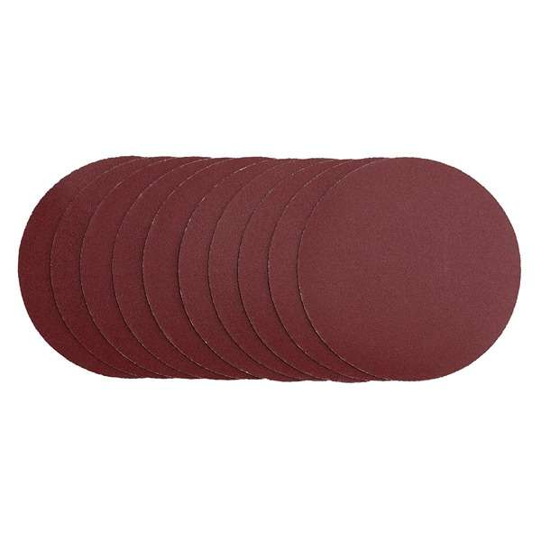 03156 Draper Sanding Discs 125mm Hook & Loop 240G Pk10