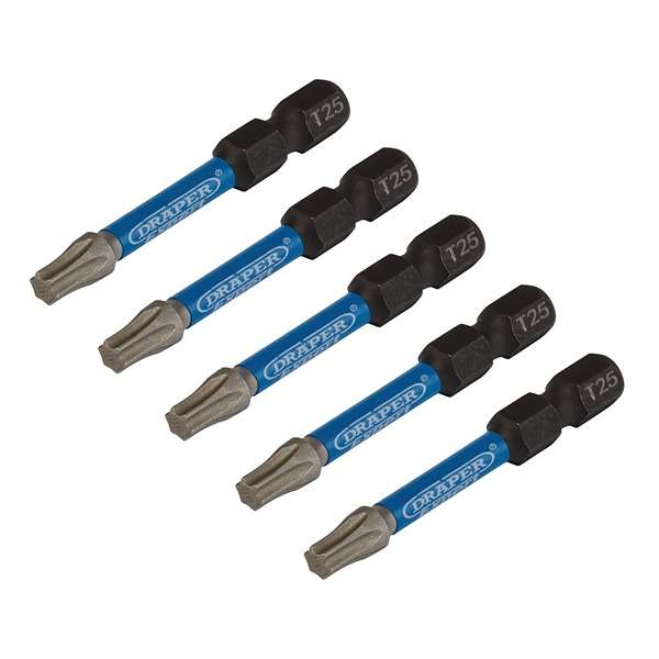 05653 TX-STAR® Impact Screwdriver Bits T25 x 50mm 1/4"