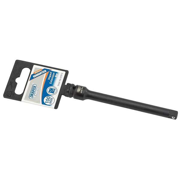 07013 Draper Impact Extension Bar 1/4" Square Drive 100mm