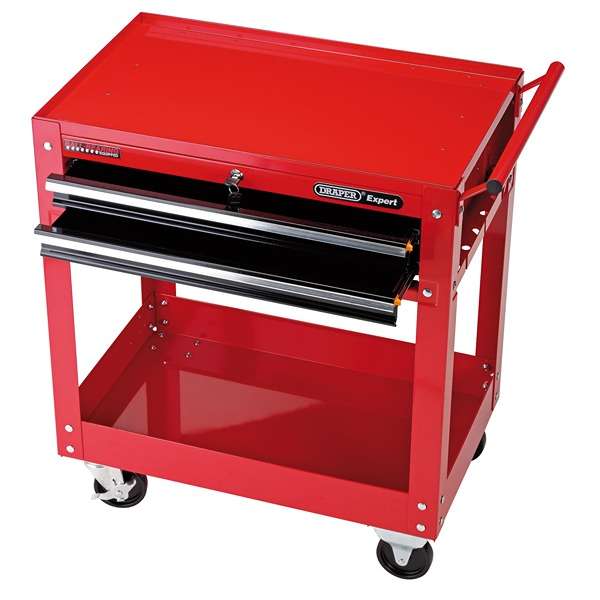07635 | Draper Expert 2 Level Tool Trolley with Two Drawers