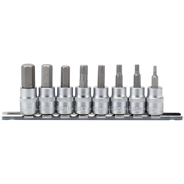 16285 Metric Hex. Socket Bit Set 3/8" Sq. Dr. 48mm 8 Piece