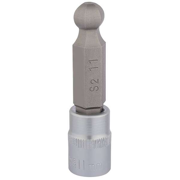 16294 Ball End Hexagonal Socket Bits 3/8" Sq. Dr. 11mm