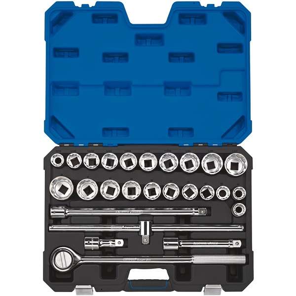 16484 Combined MM/AF Socket Set 3/4" Sq. Dr. 26 Piece