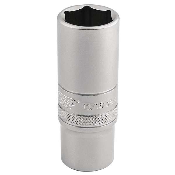 16585 Draper 6 Point Metric Deep Socket 3/8" Sq. Dr. 17mm