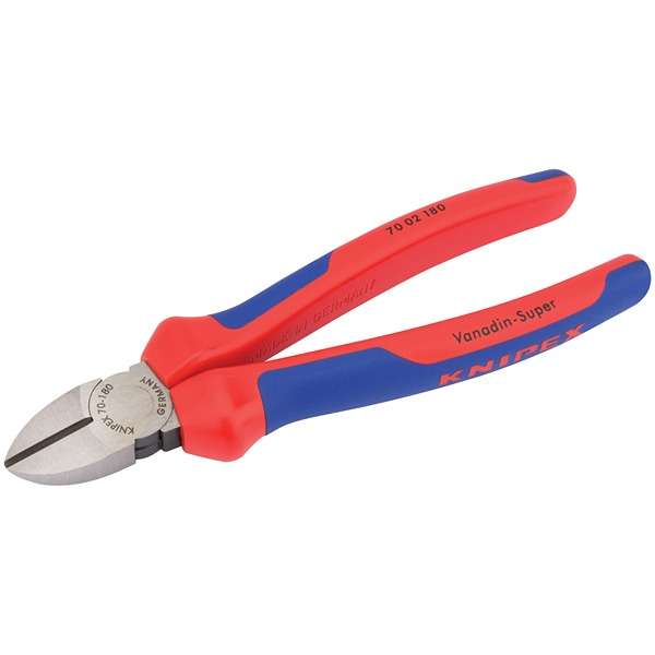 18442 | Draper Knipex 70 02 180 Diagonal Side Cutter 180mm