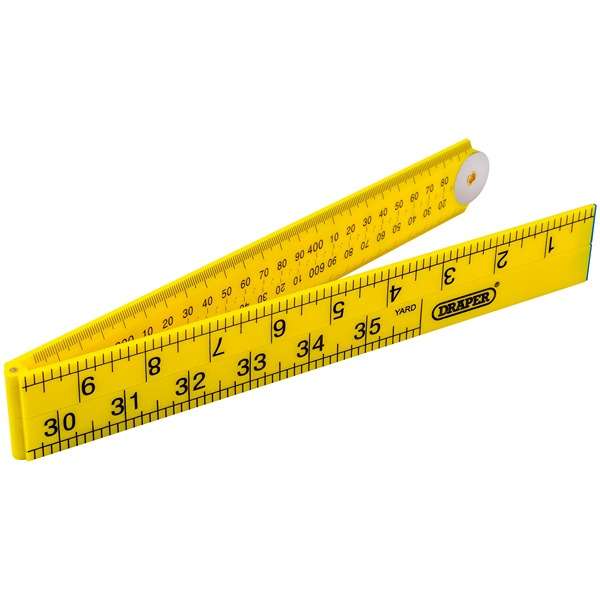 20700 | Draper Plastic Folding Rule 1m - Arc Components Ltd