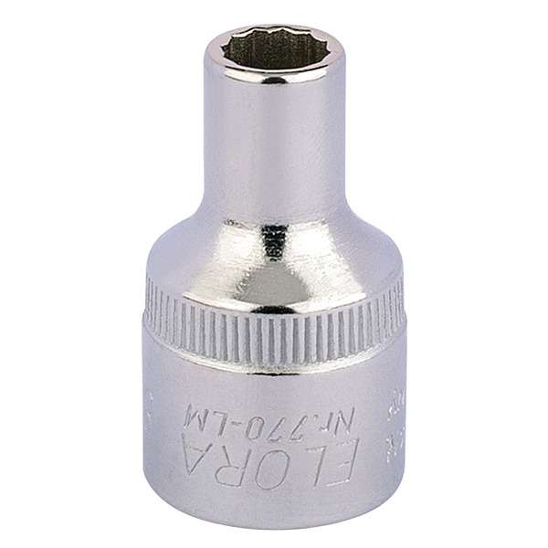 24533 | Draper Elora Bi-Hexagon Socket 1/2" Square Drive 8mm