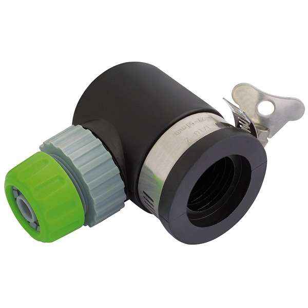 24919 | Draper 90° Right Angle Lock on Tap Connector