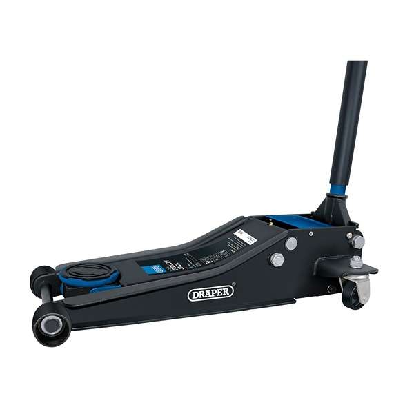28481 | Draper Trolley Jack 3 Tonne Blue - Arc Components