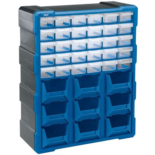 31232 | Draper 30 Drawer 9 Bin Organiser - Arc Components