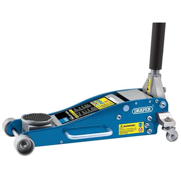 31479 Aluminium and Steel Low Profile Trolley Jack 2.5 Tonne