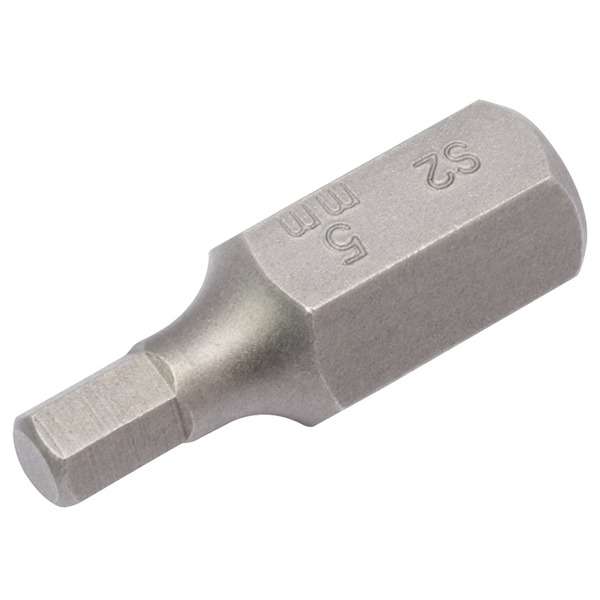 33326 5mm x 30mm Hexagonal 10mm Insert Bit for Bit Sets