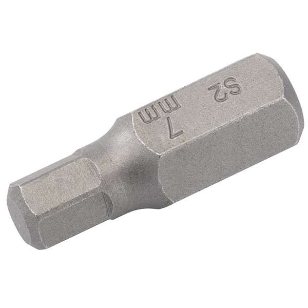 33328 7mm x 30mm Hexagonal 10mm Insert Bit for Bit Sets