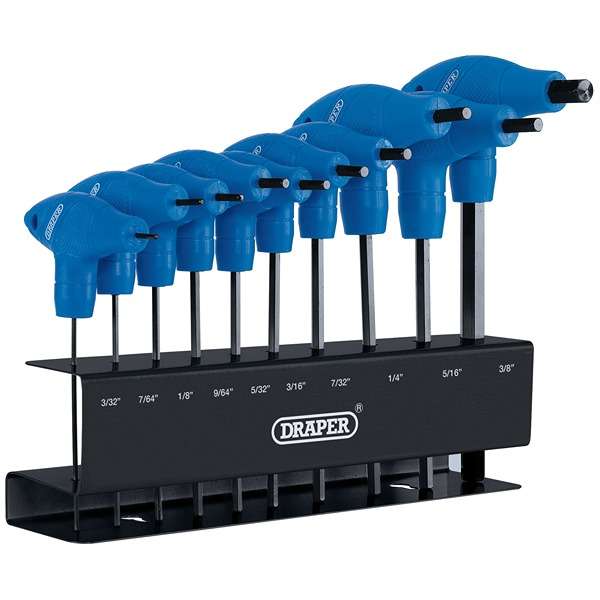 33871 | Draper Imperial T-Handle Hex Key Set (10 Piece)