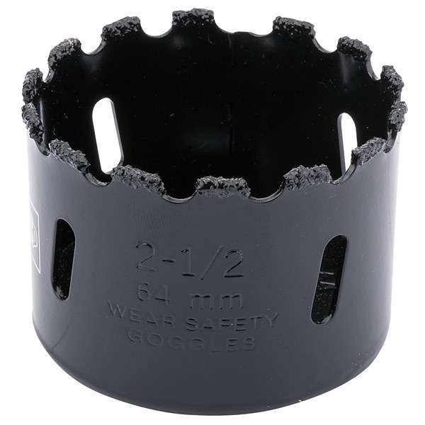 34951 | Draper Tools Tungsten Carbide Grit Hole Saw 64mm