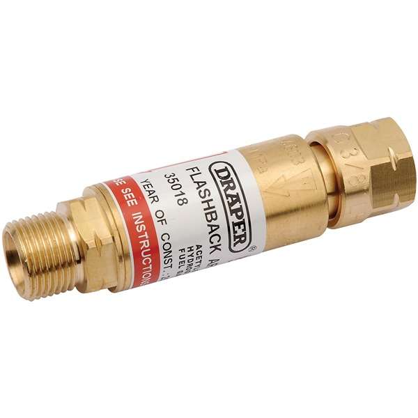 35018 | Draper Tools In-Line Fuel Flashback Arrestor