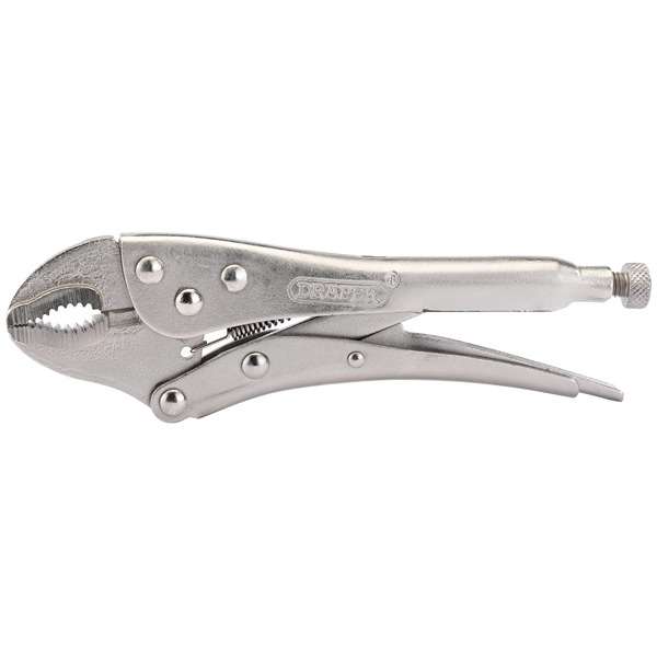 35368 | Draper Tools Curved Jaw Self Grip Pliers 185mm