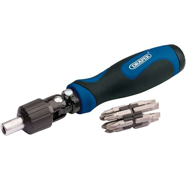38124 | Draper Tools Ratcheting Screwdriver Set (11 Piece)